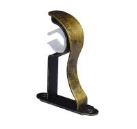 China Double Ceiling Double Curtain Wall Rod Hardware Channel U Bracket for sale