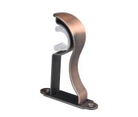 China Double Ceiling Double Curtain Wall Rod Hardware Channel U Bracket for sale