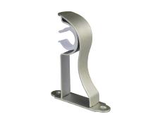 China Double Ceiling Double Curtain Wall Rod Hardware Channel U Bracket for sale