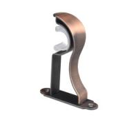 China Double Ceiling Double Curtain Wall Rod Hardware Channel U Bracket for sale