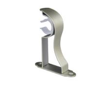 China Double Ceiling Double Curtain Wall Rod Hardware Channel U Bracket for sale