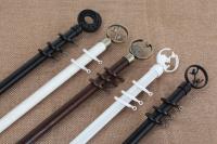 China Decorative Modern Curtain Rod Rings 28mm With Electroplating Spray Surface for sale