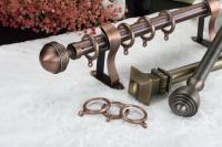 China Decorative Modern Curtain Rod Rings 28mm With Electroplating Spray Surface for sale