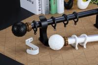 China Decorative Modern Curtain Rod Rings 28mm With Electroplating Spray Surface for sale