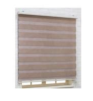 China Aluminum Slat 610gsm Hotel Type Curtains 60mm Anti Uv Pvc Polyester Material for sale