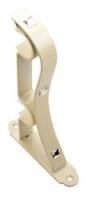 China Pole Aluminum Bar Ceiling Mount Curtain Rod Double Holder Wall Curtain Bracket For Curtain Pipe for sale