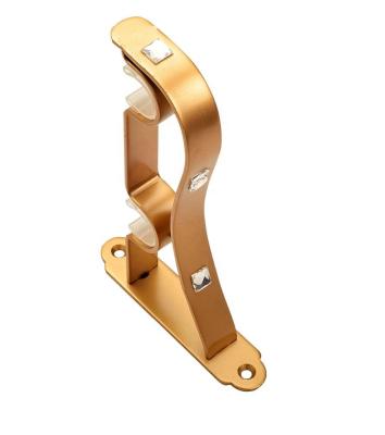 China Bars  Holders Wall Mount  Right Ceiling Aluminium Iron Curtain Rod Bracket for sale