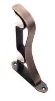 China Bars  Holders Wall Mount  Right Ceiling Aluminium Iron Curtain Rod Bracket for sale