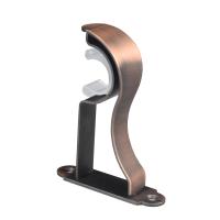 China 16/19/22/25/28mm durable iron single bracket for roman rod wall mount for sale