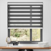 China Windproof Wifi Electric Roman Blinds Contemporary Style For Cafe Office for sale