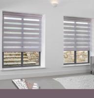 China Modern Fabric Zebra Blind Shades , Zebra Curtains Blackout For Indoor for sale