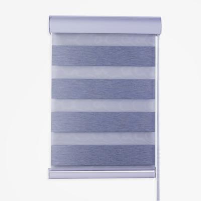 China Automatic Smart Control Blackout Zebra Blinds For Office Home for sale