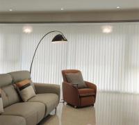 China Luxury Manual Window Vertical Blinds 89mm 127mm Size For Hotel Conference for sale