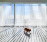 China Luxury Manual Window Vertical Blinds 89mm 127mm Size For Hotel Conference for sale