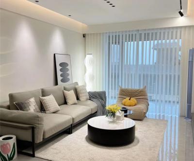 China Modern Style White PVC Vertical Blinds For Windows Breathable for sale