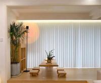 China Modern Style White PVC Vertical Blinds For Windows Breathable for sale