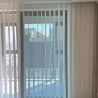 China Adjustable Flexible Vertical Blinds Curtains Light Transmitting For Hotels for sale