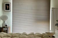 China Shangri La Electric Blackout Blinds , Motorized Roller Shades For Window for sale