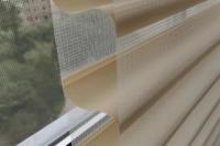 China Two Layers Yarn Shangri La Curtains Transparent Elegant Style for bedroom for sale