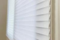 China Breathable Waterproof Shangri La Window Shades For Bedroom Light Transmission for sale