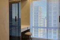 China Smart Bedroom Shangri La Curtains Horizontal Pattern Ployester Material for sale