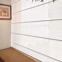 China ODM Horizontal Roman Curtain Blinds , Polyester Yarn Roman Shades For Living Room for sale