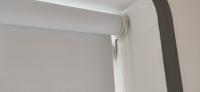 China Sunlight Fabric 5% Open Rate Fabric Roller Shutter Window For Balcony Manual Control for sale