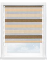 China Blackout Office Kitchen Bathroom Zebra Double Roller Blinds Horizontal Pattern for sale