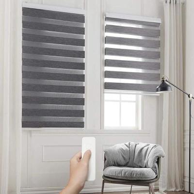 China China-Made Intelligent Motor Remote Control, Bluetooth, Voice Control, Double Layer Zebra Type Zebra Curtain for sale