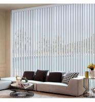 China Electric Dream Curtain Vertical Vertical Vertical Blinds Living Room Floor-To-Ceiling Window Blackout White Curtain for sale