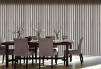 China Jacquard Fabric Industry Quiet Wind Curtains Semi Shading Double Opening for sale