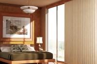 China Jacquard Fabric Industry Quiet Wind Curtains Semi Shading Double Opening for sale