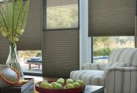 China Day And Night Honeycomb Curtains For Living Room Electric Lifting Shutter Curtains Shading for sale