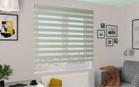 China Breathable Single Color Soft Gauze Curtain No Punching For Bathroom for sale