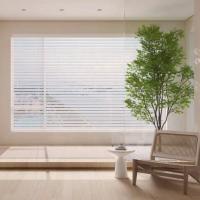 China Convenient Cordless Venetian Window Blinds With Dry Cloth Cleaning for sale