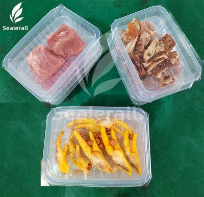 China Fresh Meat Modified Atmosphere Packaging Machine Map Bag Sealer 5KW With Glass Frame for sale