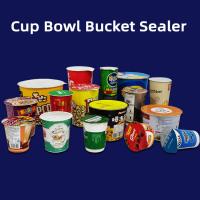 China Desktop Cup Sealing Machine Fully Automatic Space Saving Customized Sealing Diameter for sale