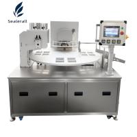 China LD672-C Fully Automatic Rotary Tray Sealing Machine with 1-to-4 High-Speed Rotary Tray System and 2,000–2,400 Trays per Hour for sale