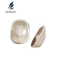 China LD802 PLUS Automatic Sealing Machine with Dual-Lane Design for 600-800 Biodegradable Sugarcane Containers per Hour for sale