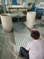 China 6mm Galvanized Corrugated Steel Roofing Sheet - 600-1500mm Width, ISO9001 Certified for Building Construction for sale