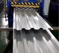 China 28 Gauge Galvanized Galvalume Corrugated Steel Roofing Sheet 0.13-1.5mm Thickness 750-1250mm Width for Industrial Construction for sale