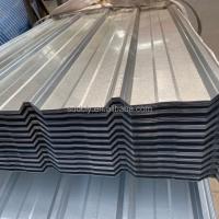 China 0.17mm Galvanized GI Corrugated Steel Roofing Sheet - T-Type Profile, 30-275g/m² Zinc Coating for sale