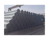 China Q235B Galvanized Steel Pipe - Round Carbon Steel with Silver Finish for Construction and Water Supply Applications for sale