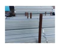 China Q235B Galvanized Steel Pipe - Round Carbon Steel with Silver Finish for Construction and Water Supply Applications for sale