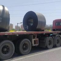 China SS400 A36 Q235B Hot Rolled Carbon Steel Coil Checkered Surface 1001-1250mm Width for sale