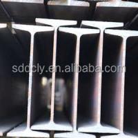 China SS400 A36 ASTM A572 Gr 50 Hot Rolled Carbon Steel I Beam 80-600mm Depth 42-215mm Web Width for sale