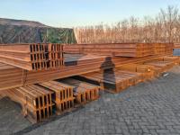 China Hot Rolled H-Shaped Steel Beam 150x150 - 100-300mm Flange Width, 8-28mm Thickness for Construction and Bridge Applications for sale