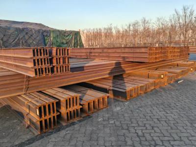 China Hot Rolled H-Shaped Steel Beam 150x150 - 100-300mm Flange Width, 8-28mm Thickness for Construction and Bridge Applications for sale