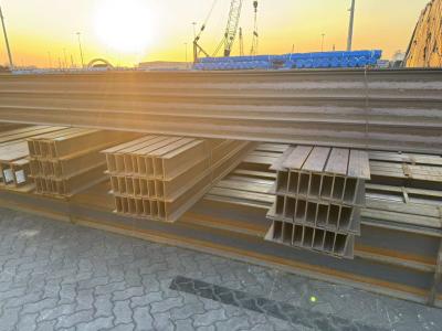 China H-Beam Structural Steel 100-300mm Flange Width 8-28mm Thickness ASTM A572 A36 Standard for sale