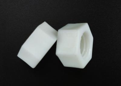 China White Nylon M10 Metric Hex Nuts Fine Pitch Class B Corrosion Resistance for sale